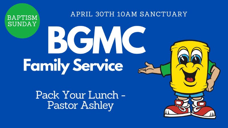 Pack Your Lunch | Pendleton First Assembly of God