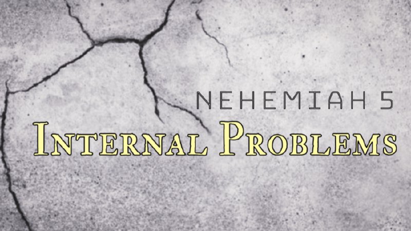 5. Internal Problems | Bible Baptist Church