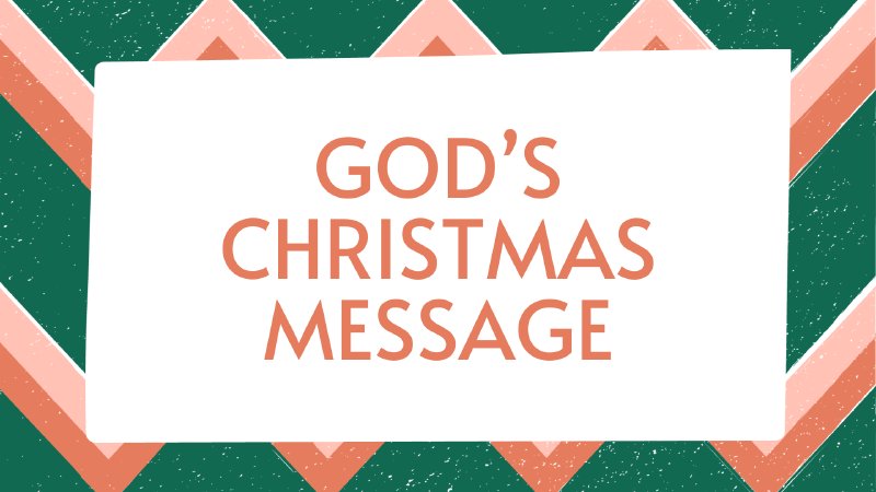 God's Christmas Message | First Baptist Church of Tuscaloosa