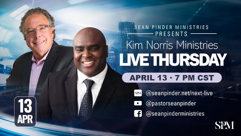 Join Pastor Sean with Special Guest Pastor Kim Norris | Sean Pinder ...