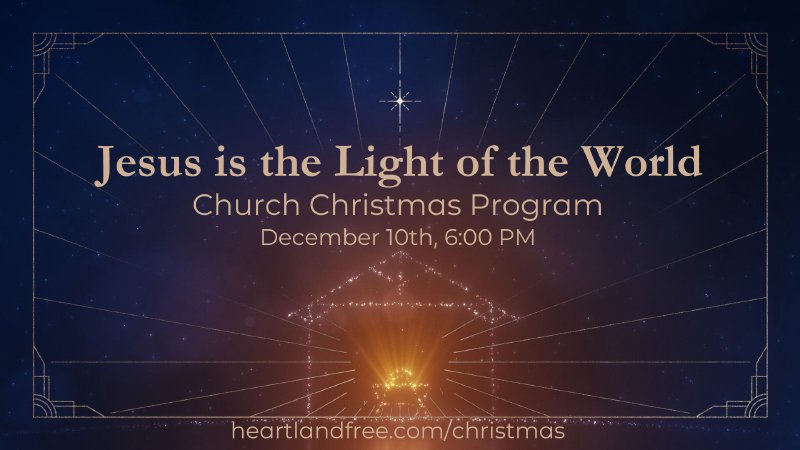 Jesus is the Light of the World | Kids Christmas Program | Heartland ...