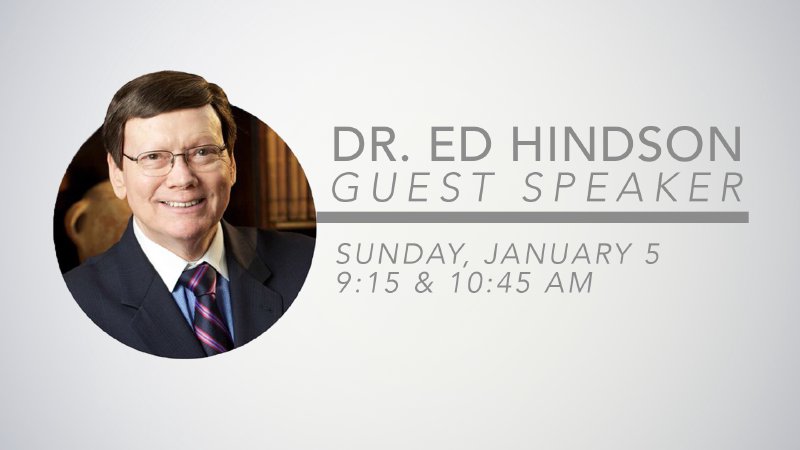 Jan 5, 2020 // Dr. Ed Hindson, Guest Speaker | First Redeemer Church