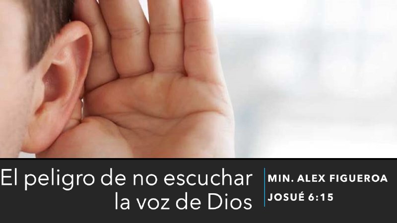 El peligro de no escuchar la voz de Dios | ICM El Tabernaculo