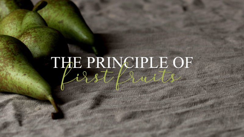 The Principle of First Fruits | Faith Community Church - New York