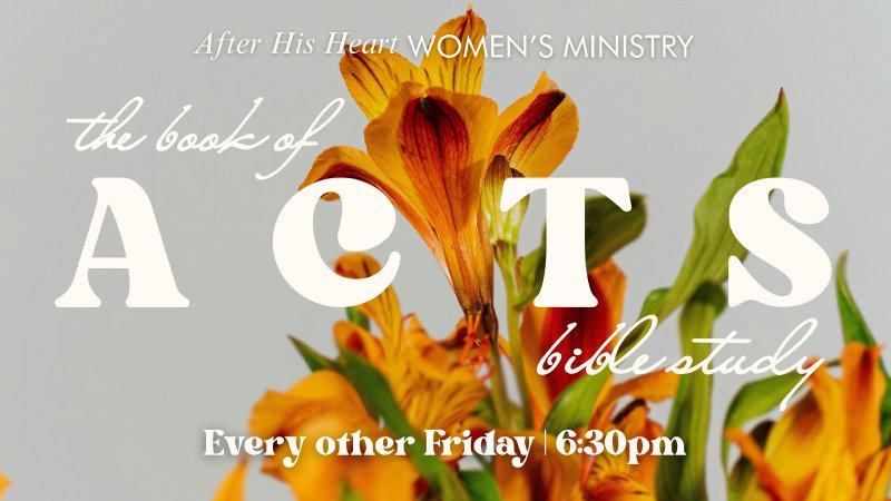 The Book of Acts | Calvary Chapel Brandon