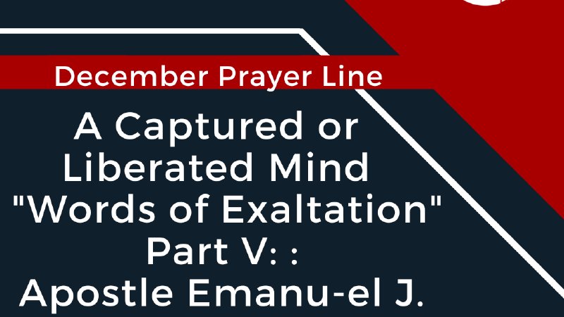 A Captured or Liberated Mind "Words of Exaltation" Part V: | Panorama ...