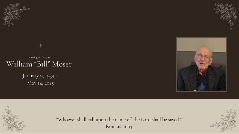Bill Moser Memorial Service | Patterson Park Church