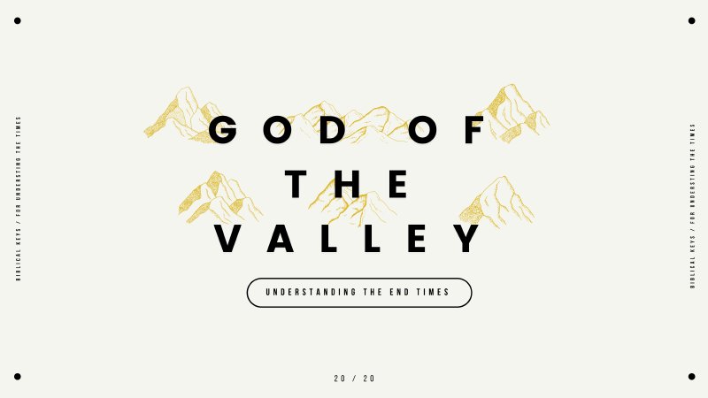 God of the Valley Part 1 | New Life Church (San Francisco)