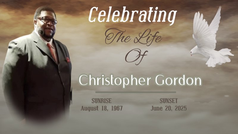 Celebrating the Life of Christopher Eugene Gordon, Sr. | First Baptist ...