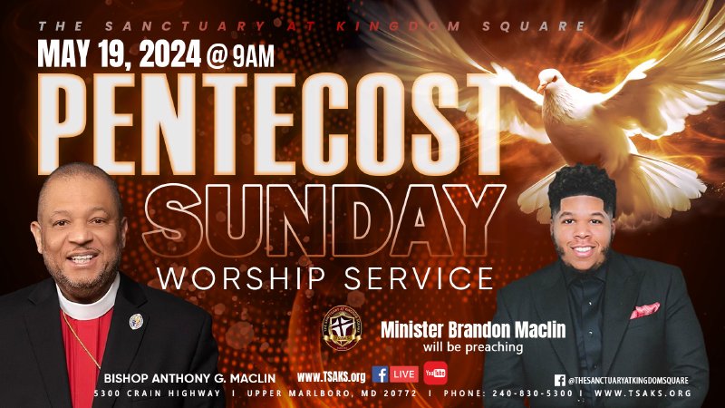 Pentecost Sunday Worship Experience | The Sanctuary at Kingdom Square