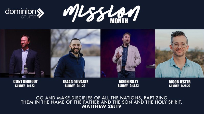 The Harvest is Ready | Dominion Church