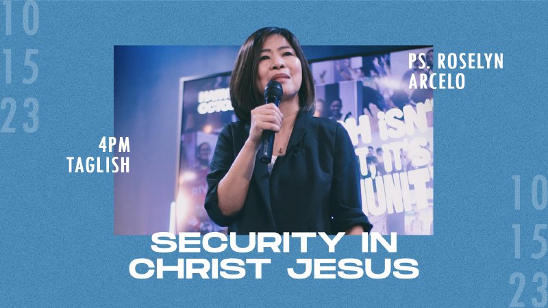 SECURITY OF CHRIST JESUS | River of God