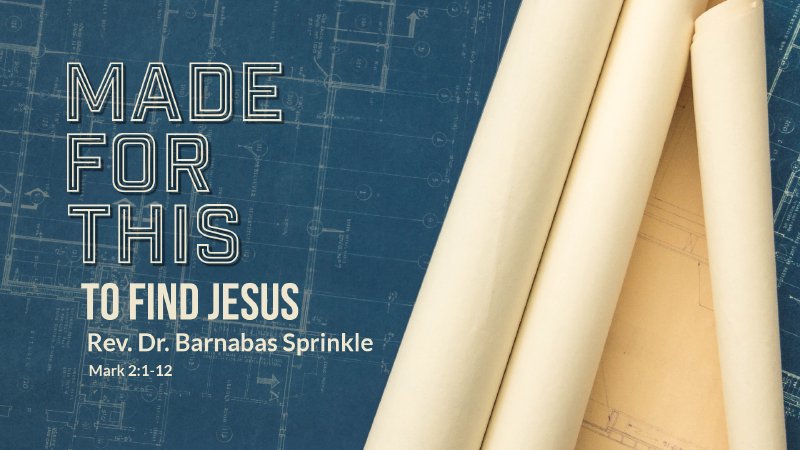 To Find Jesus | Liberty Corner Presbyterian Church