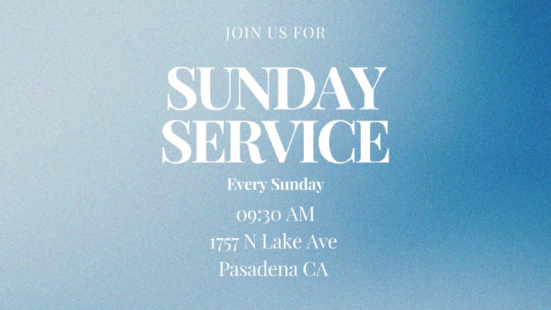 Sunday Service Live | Lift International