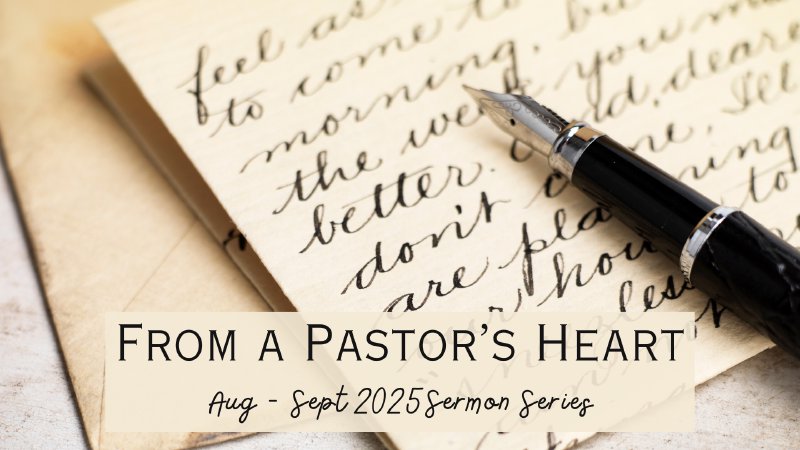 From a Pastor’s Heart | First UMC Fox Hill