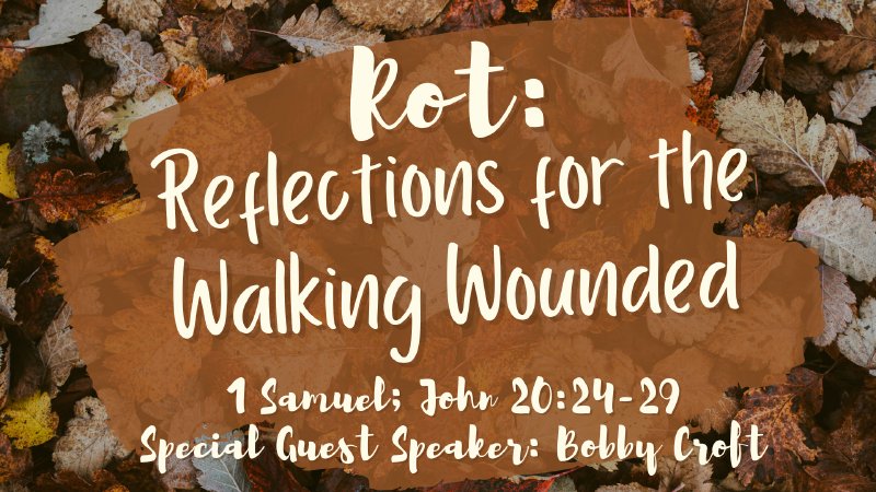 Traditional: “Rot: Reflections for the Walking Wounded” by Bobby Croft ...