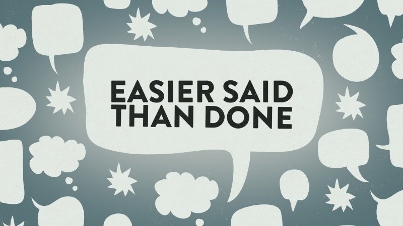 Easier Said Than Done - Week 4 | Heartland Church of Sun Prairie