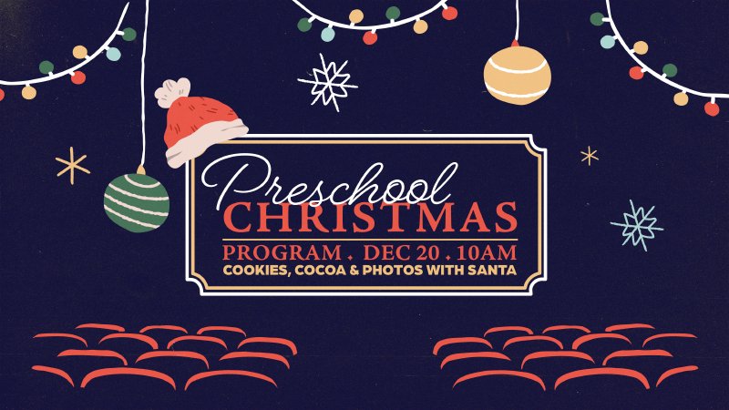 Preschool Christmas Program | Grace