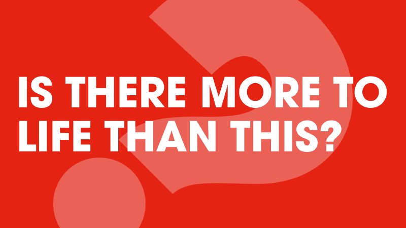 1. Is There More To Life Than This | Canyon View Vineyard Church