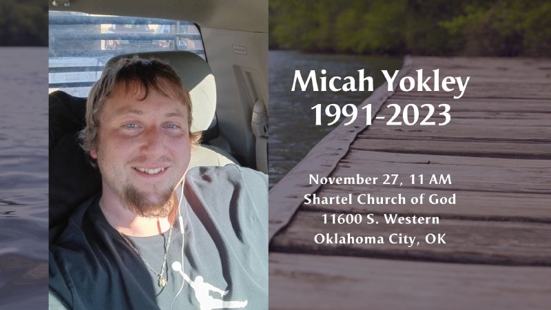 Micah Yokley Funeral Service | Shartel Church