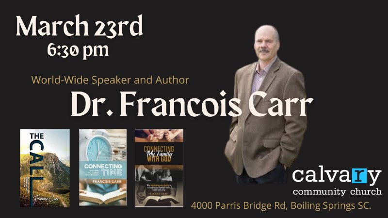 Dr. Francois Carr | Calvary Baptist Church