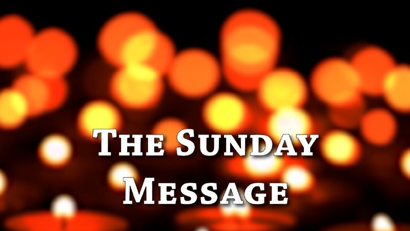 The Sunday Message - Nov. 2, 2025 - All Saints Sunday | Lakeview United ...