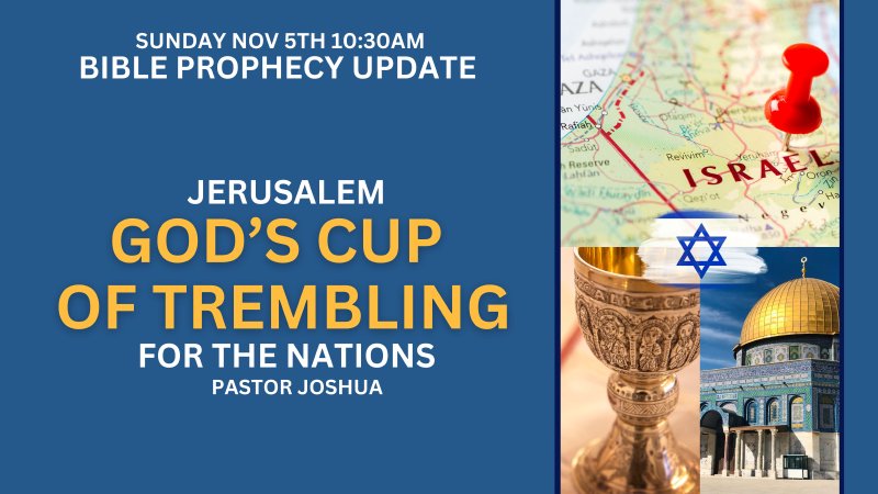 Jerusalem: God's cup of Trembling for the Nations | Pendleton First ...