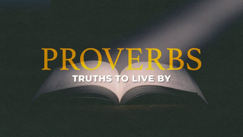 Proverbs - Week One | Lomax Assembly