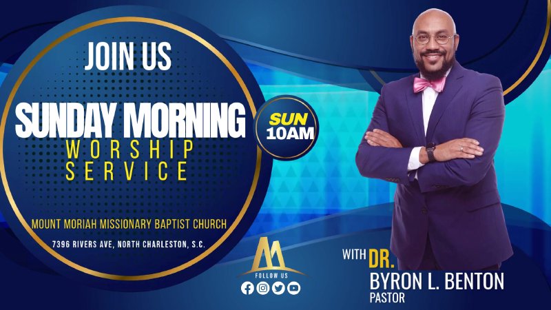 Sunday Morning Worship Service Live | Mount Moriah Charleston