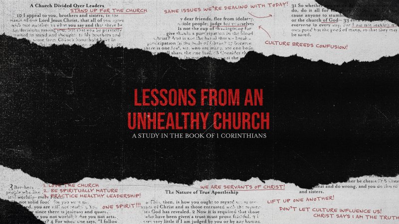 Lessons From An Unhealthy Church | Desert Hills Baptist Church