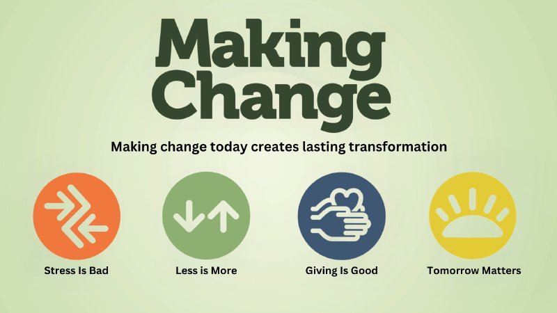 Making Change part 4 - Tomorrow Matters | Christ Community Church - MN