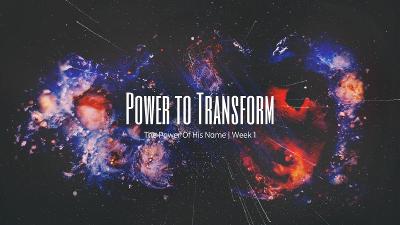 Power to Transform | New Hope Worship Center