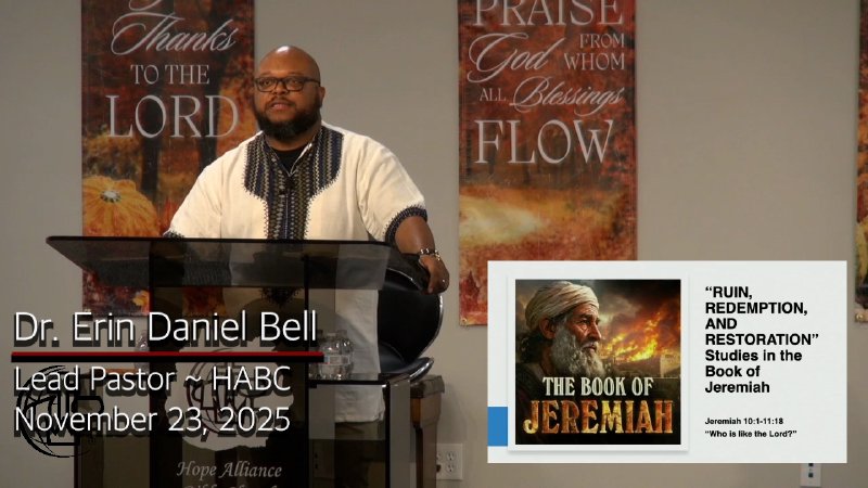 WHO IS LIKE THE LORD? | Hope Alliance Bible Church