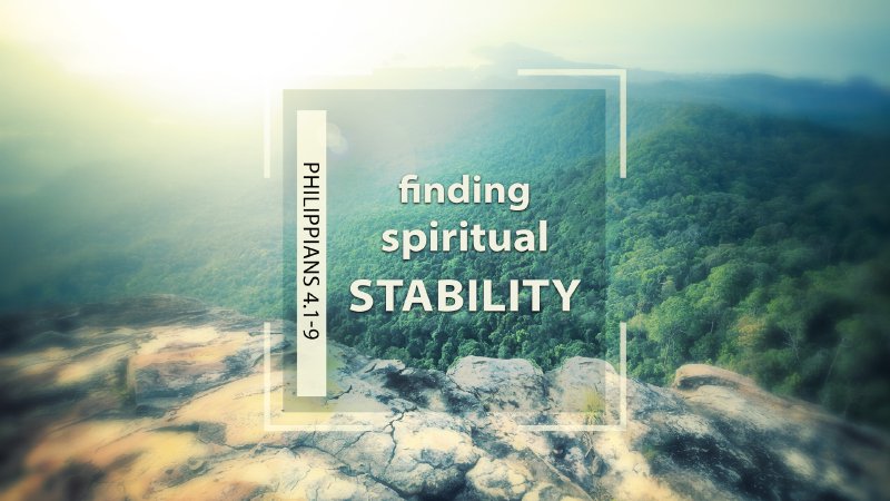 Finding Spiritual Stability | Cornerstone Church of Christ