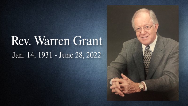 Rev. Warren Grant Memorial | First Assembly Memphis