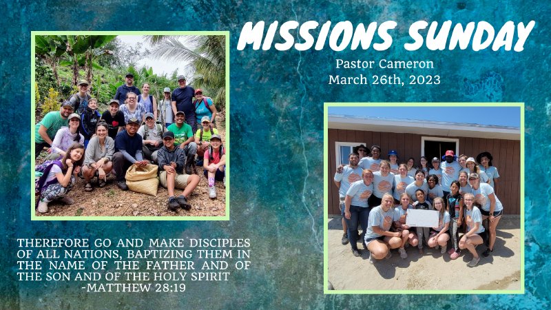 Missions Sunday | Community Celebration Church