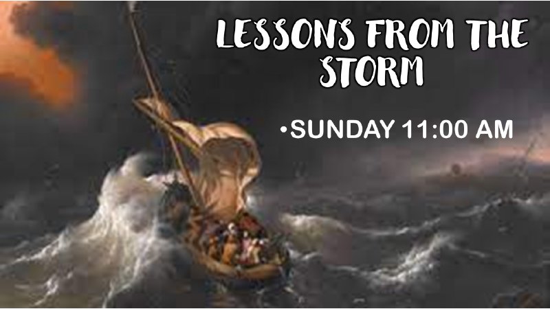 Lessons From The Storm | The Methodist Church of Blanchard