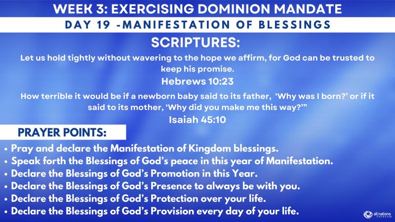 Day 20 of 21 Days (2024) | All Nations Church NJ