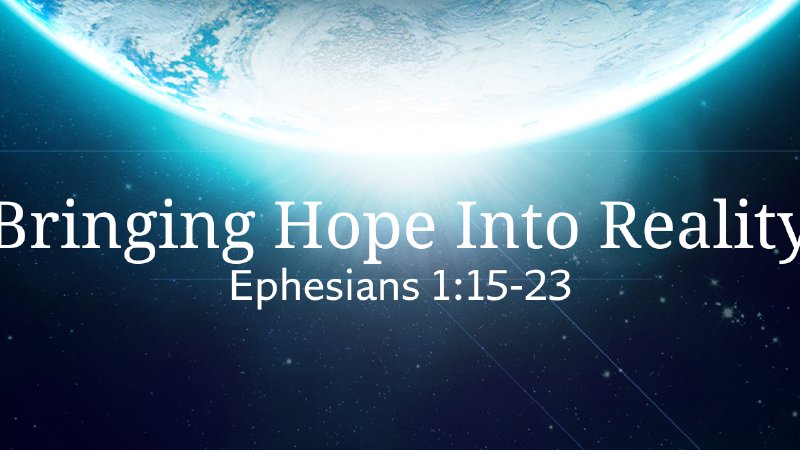 Bringing Hope Into Reality | Cornerstone Church of Christ