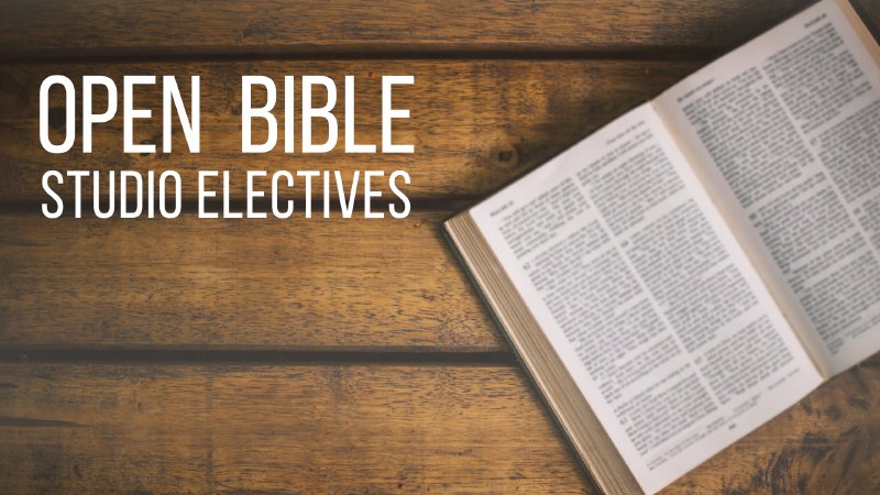 Open Bible Studio Electives | Zion's Hope