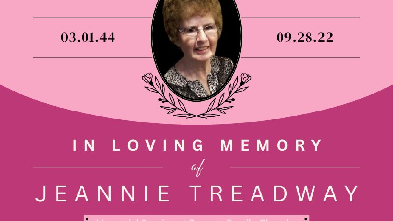 Celebration of Life | Jeannie Treadway | Sumner Family Church