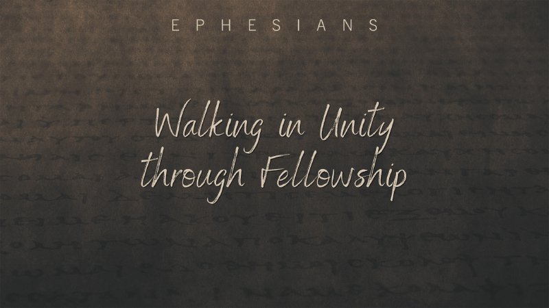 Walking in Unity through Discipleship | First Baptist Riverview