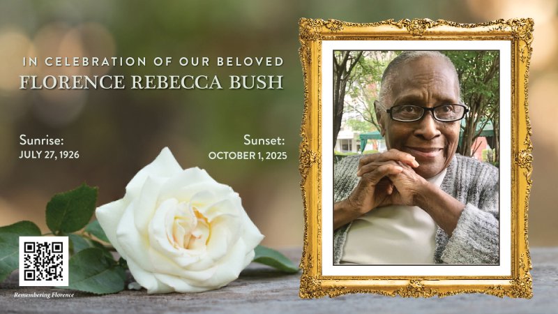 A Celebration of Life: Florence Rebecca Bush | Grace