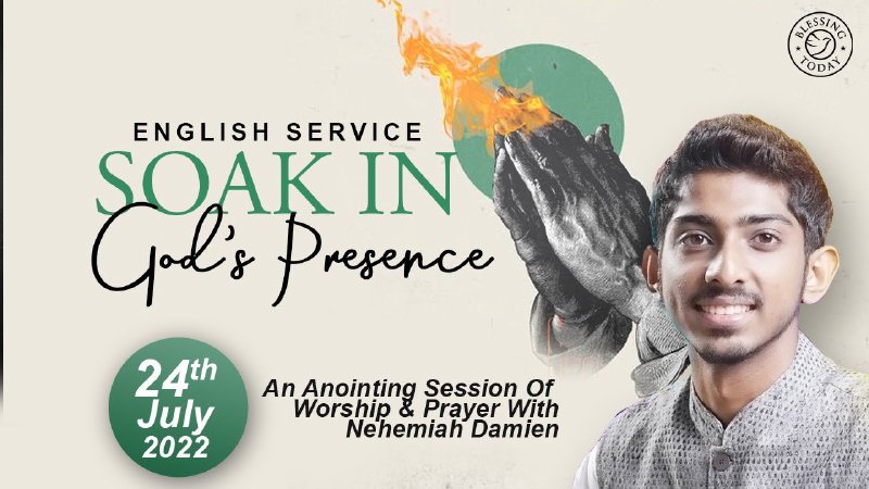 Soak In God's Presence | 24 Jul 2022 | An Anointing Session Of Worship ...