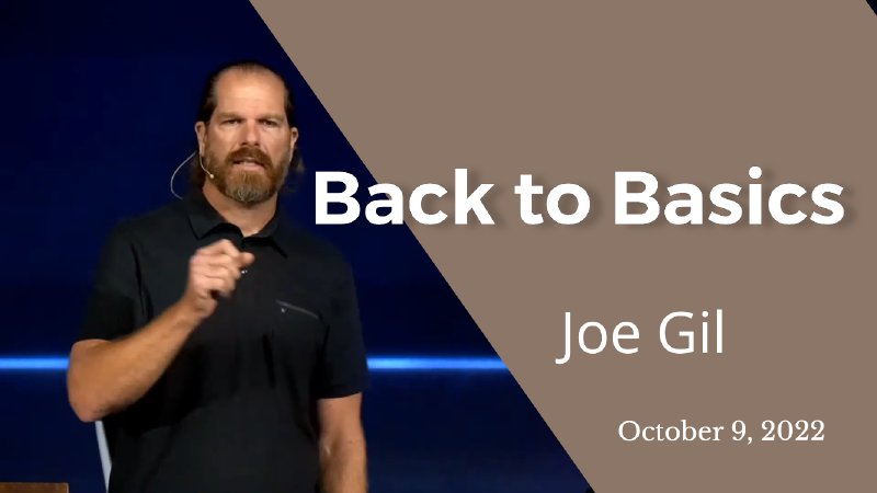 Sunday Sermon | Back To Basics in a Season of Heaviness | Joe Gil ...