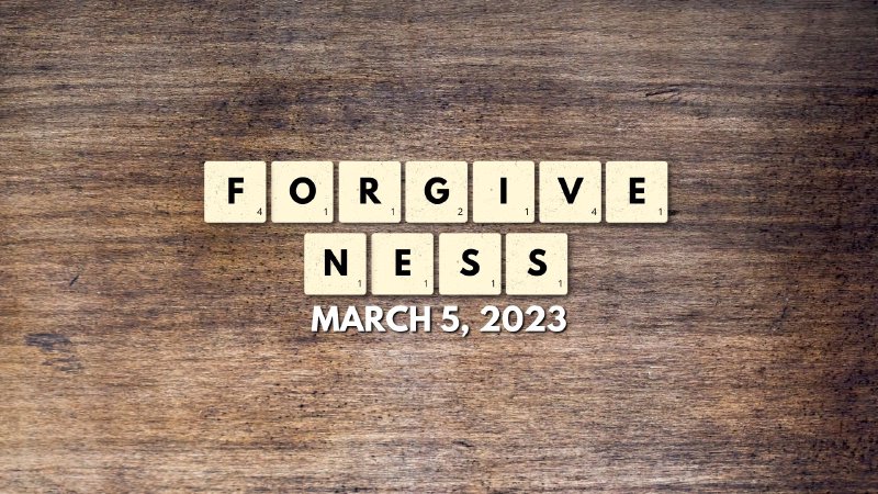 Forgiveness, Cross Words | Shartel Church