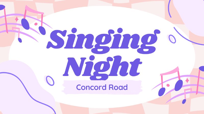Singing Night | Concord Road Church of Christ