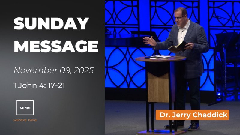 Sunday Message | 11-09-2025 | Mims Baptist Church