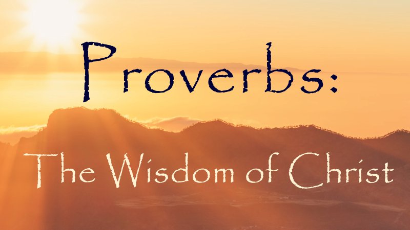 Proverbs 2 Sermon Seeking and Receiving the Wisdom of God (Rev. Erik ...