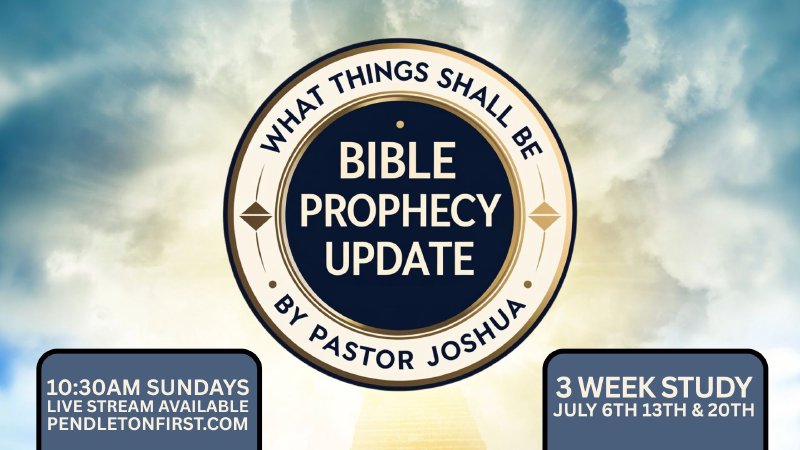 Sunday Live Stream | Pendleton First Assembly of God